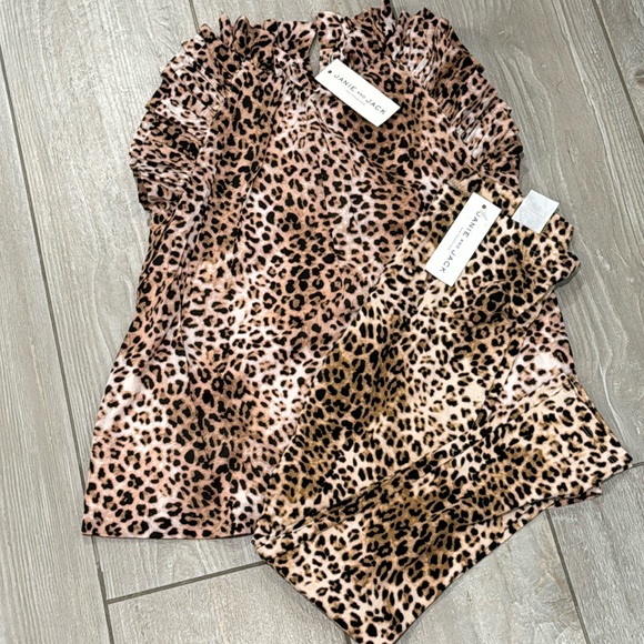 Janie and Jack | Matching Sets | Janie And Jack Leopard Print Set ...
